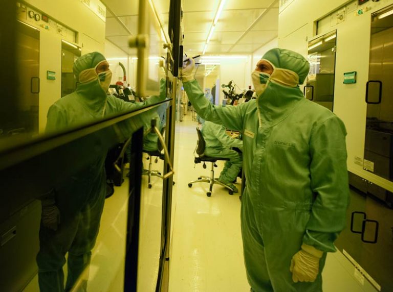 Tronics 6” wafer fab for MEMS production, assembly, packaging