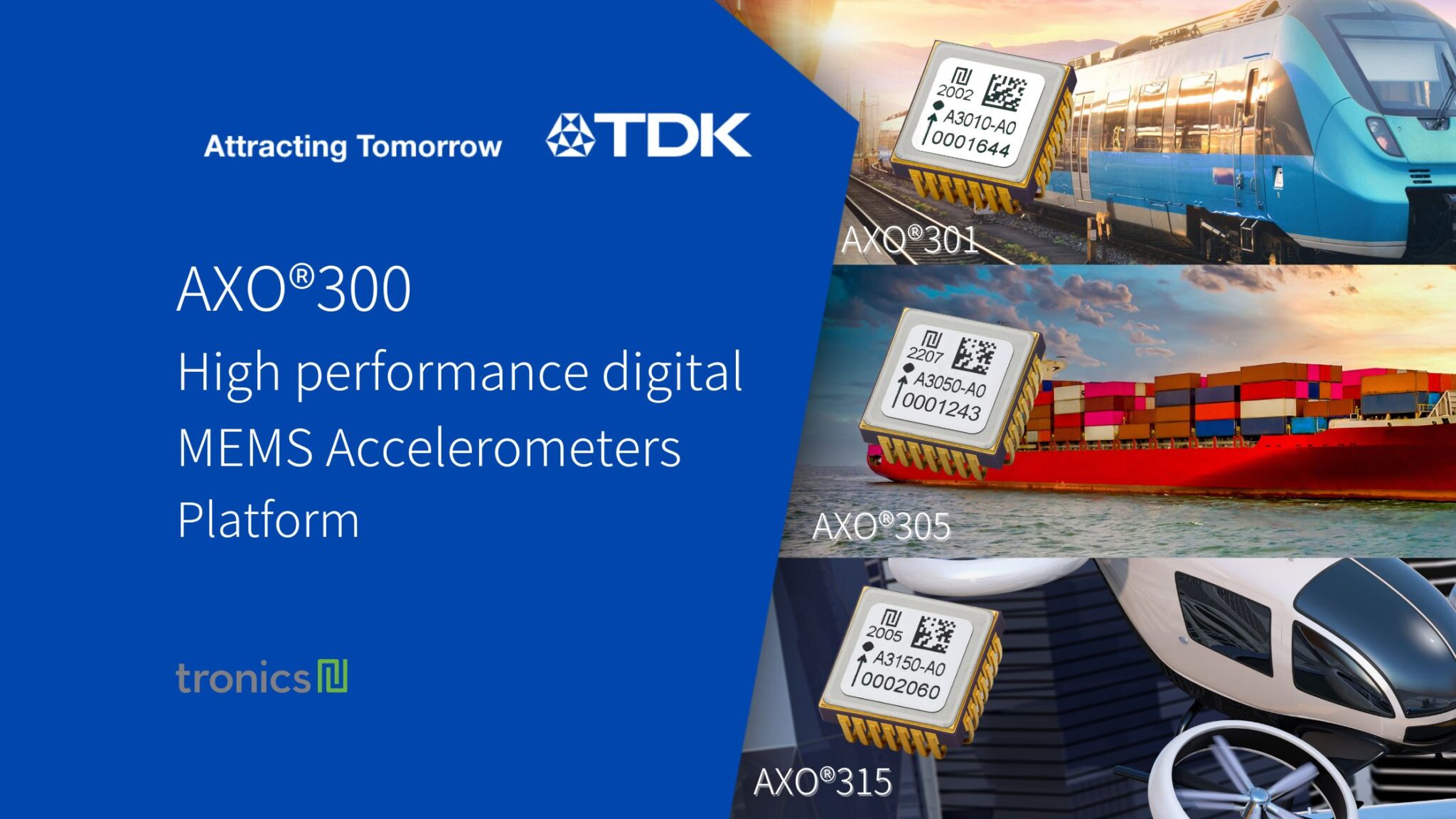 TDK expands the Tronics AXO®300 serie